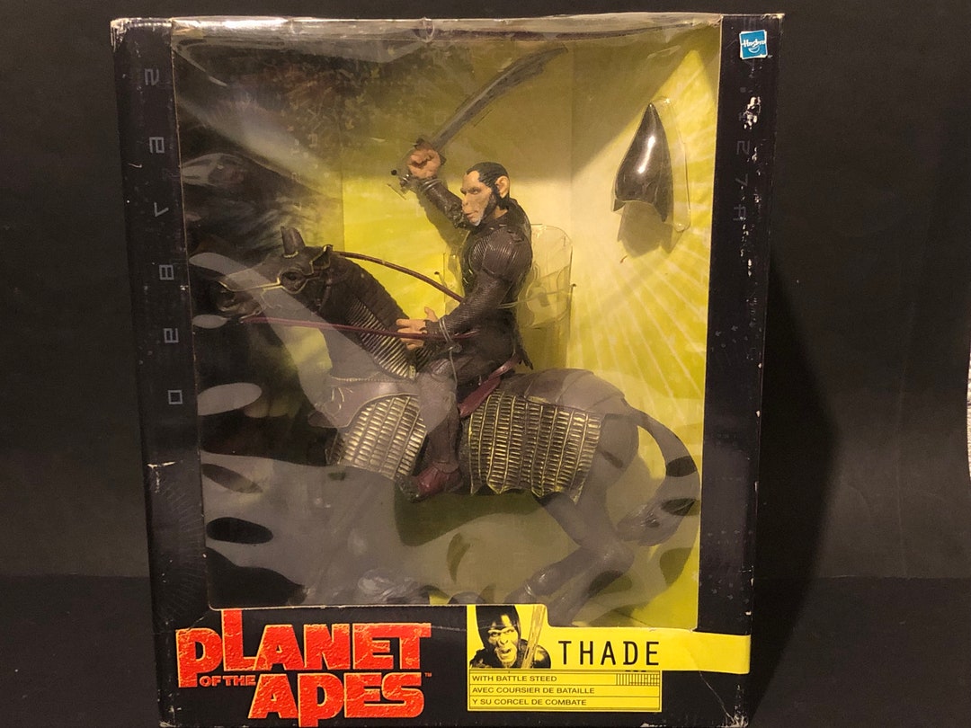 Planet of the Apes - Thade (general of Ape Army) Posable Figure With ...
