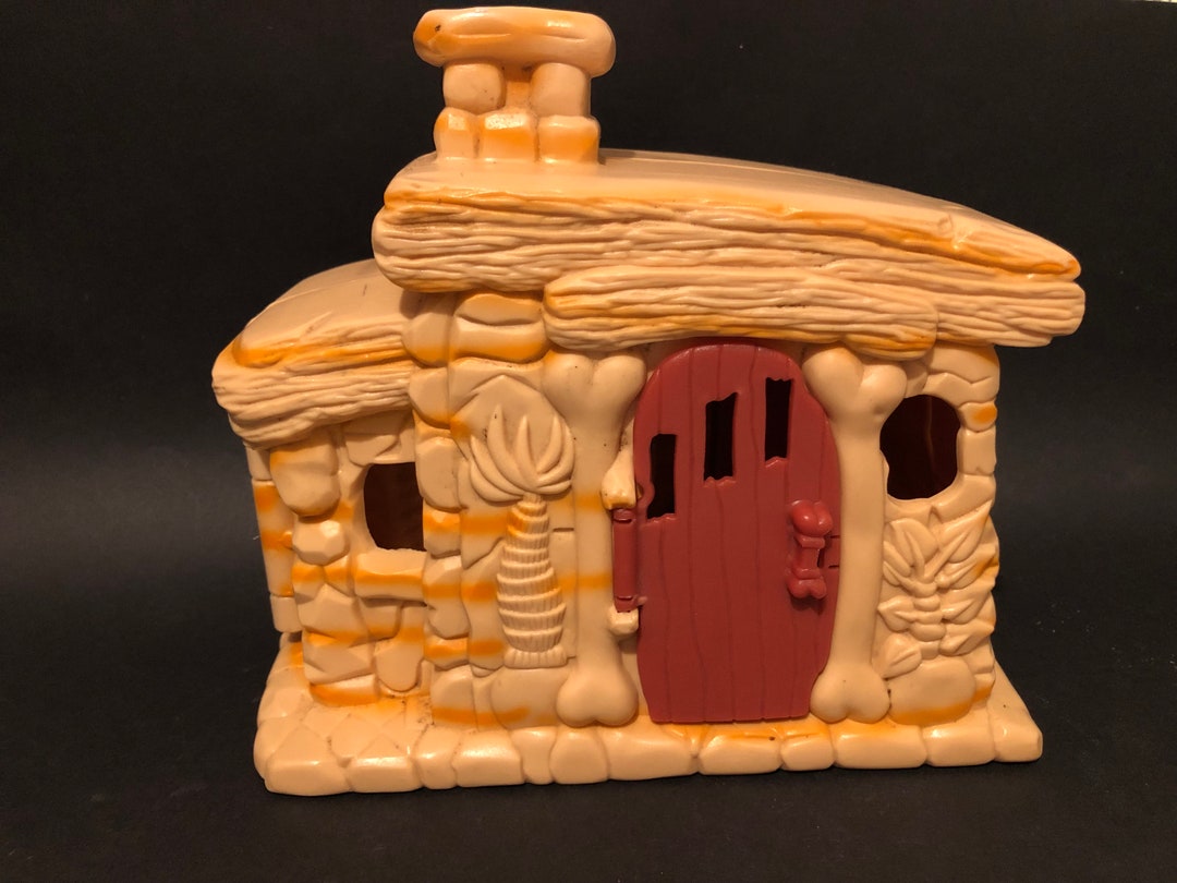 Flintstones House Which Pulls Out Scenes to Become Bedrock Bowl-o rama ...