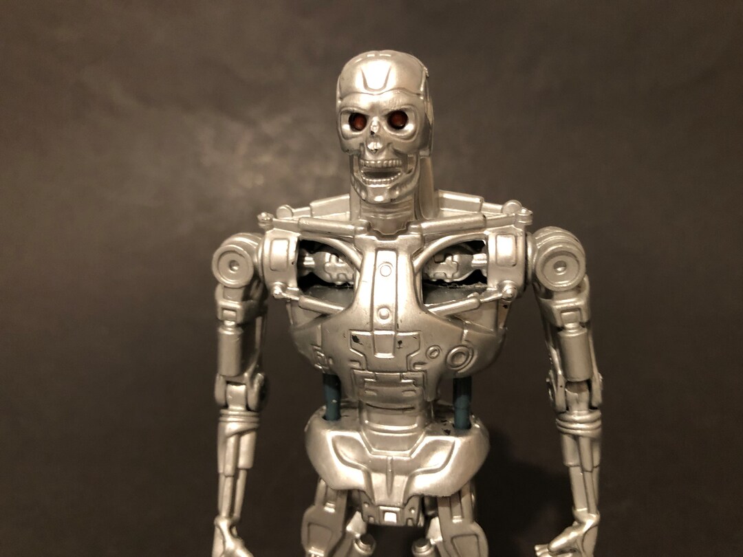 Kenner Terminator 2 arnold Schwarzenegger Skeleton Robot Posable Figure ...