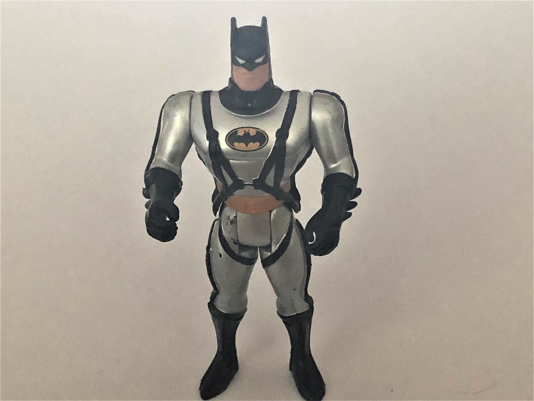 DC Comics Batman Animation Batman Posable Figure in Silver Outfit Made ...