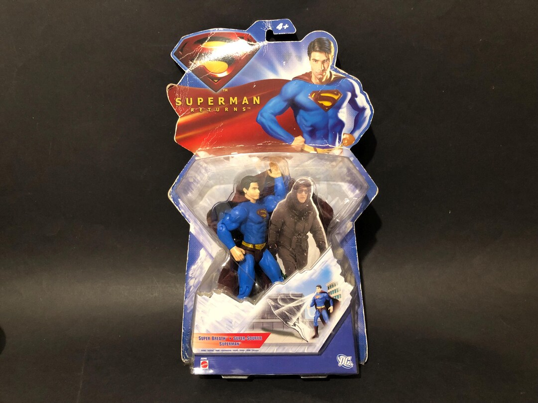Superman Posable Figure With Super Breath Action From Superman Return ...