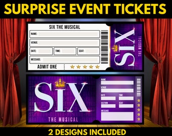 Six the Musical Svg - Etsy