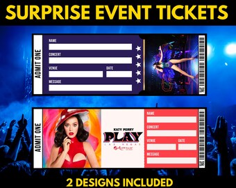 Katy Perry Ticket | Etsy
