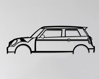 Mini Cooper Metal Art - Etsy