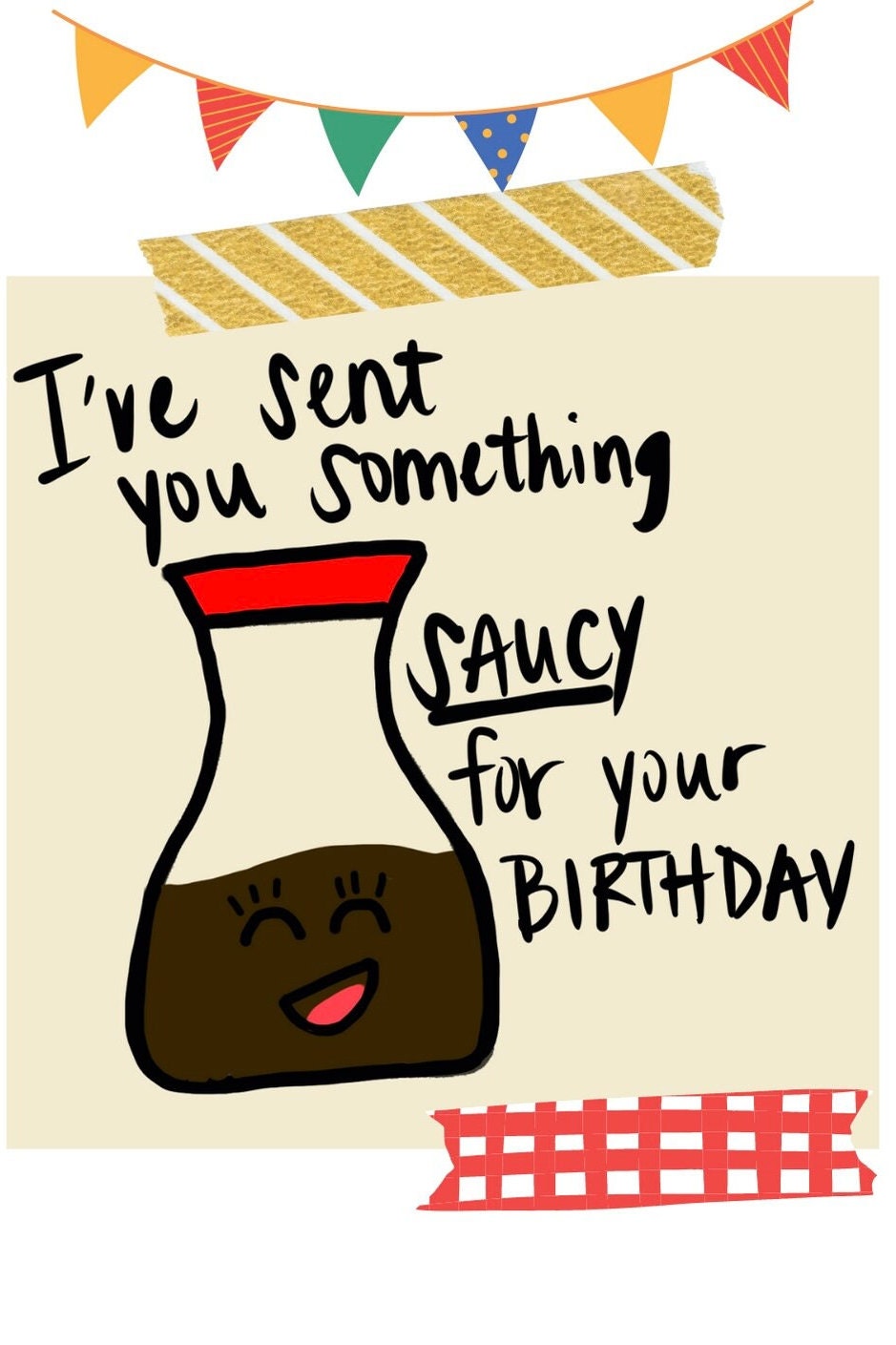 Saucy Noods Funny Birthday Card - Etsy