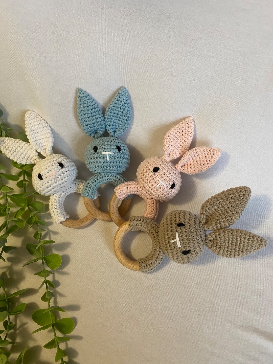 Crochet Rabbit Rattle - Etsy