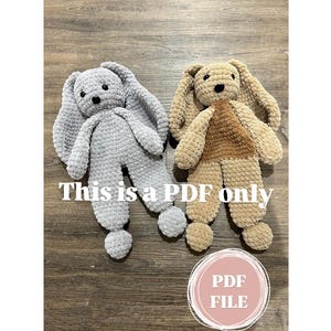 Raggy Rabbit Crochet Pattern PDF PATTERN ONLY - Etsy