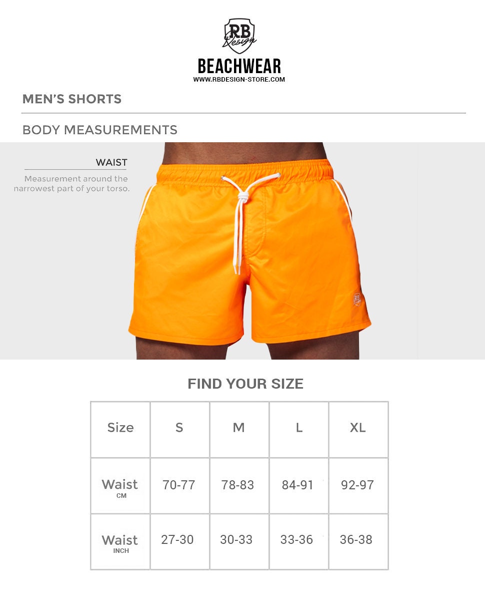 Mens Swimming Shorts / RED Premium Quality Summer Trunks, Casual ...
