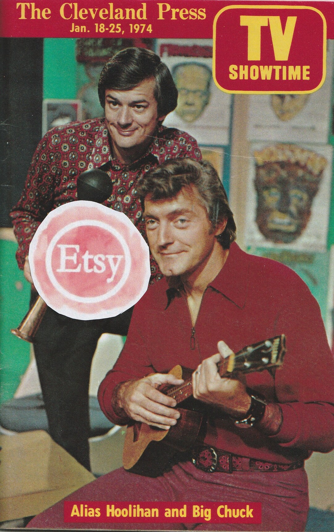 Vintage Hoolihan & Big Chuck Cleveland Tv Showtime Guide Cover ...