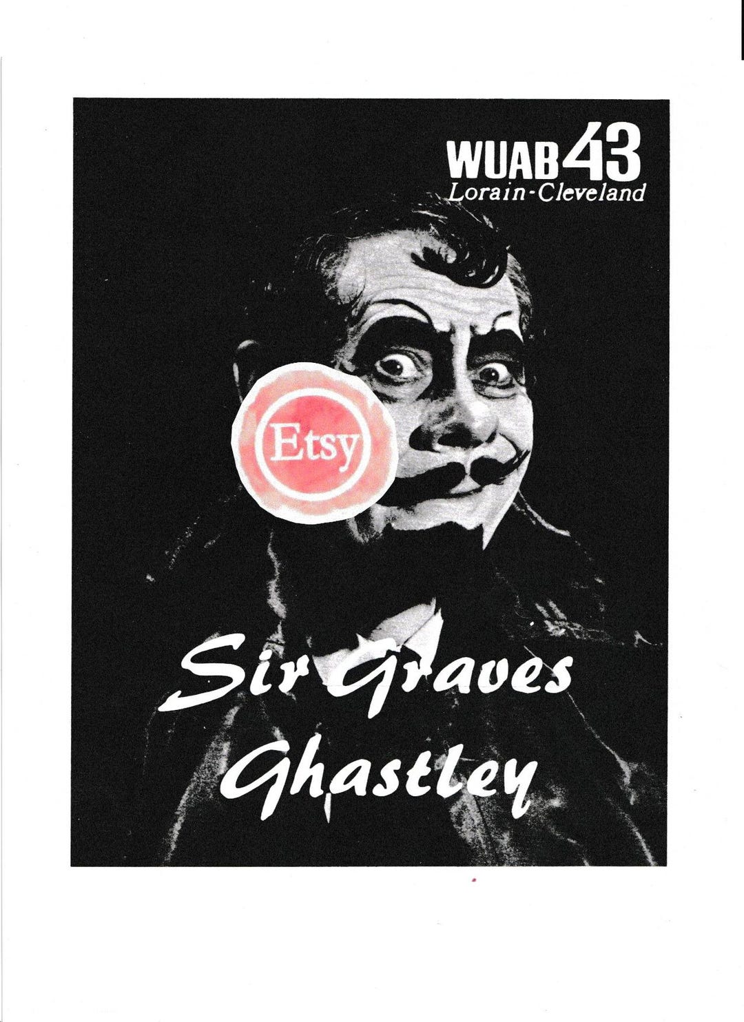 Sir Graves Ghastley Ghastly Cleveland Promo Pic 1972 Reproduction 11" X ...