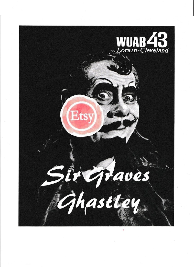Sir Graves Ghastley Ghastly Cleveland Promo Pic 1972 Reproduction 11" X 8 & 1/2" + Dvd - Etsy