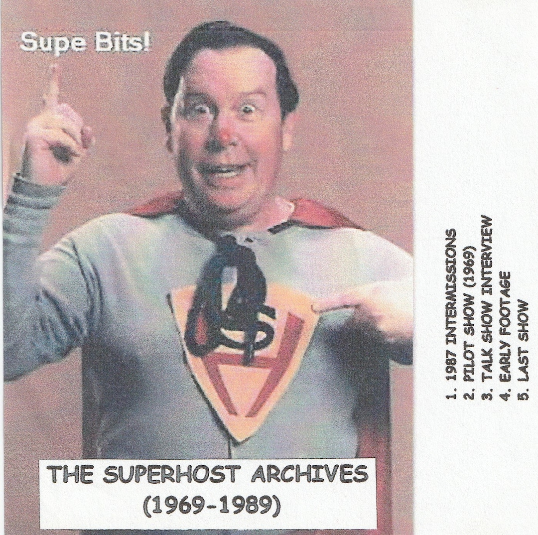 Super-host Superhost Cleveland Ohio Kiddie Show Host DVD - Etsy