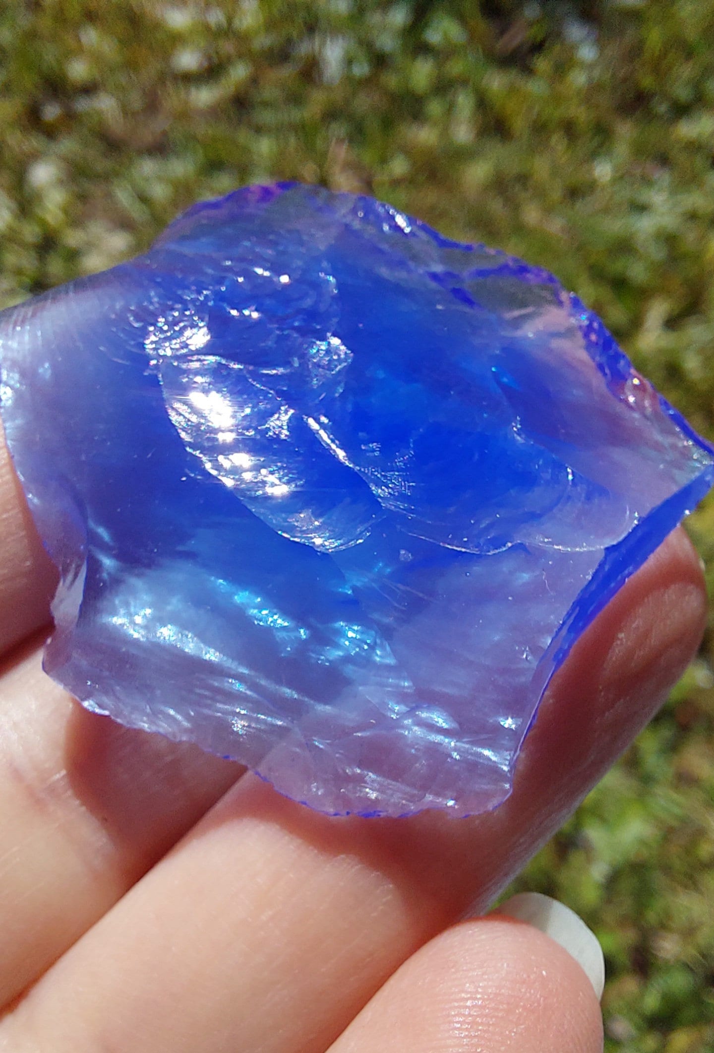 Andara Opaque Blue Archangel Michael Energy Blue Ray Healing - Etsy