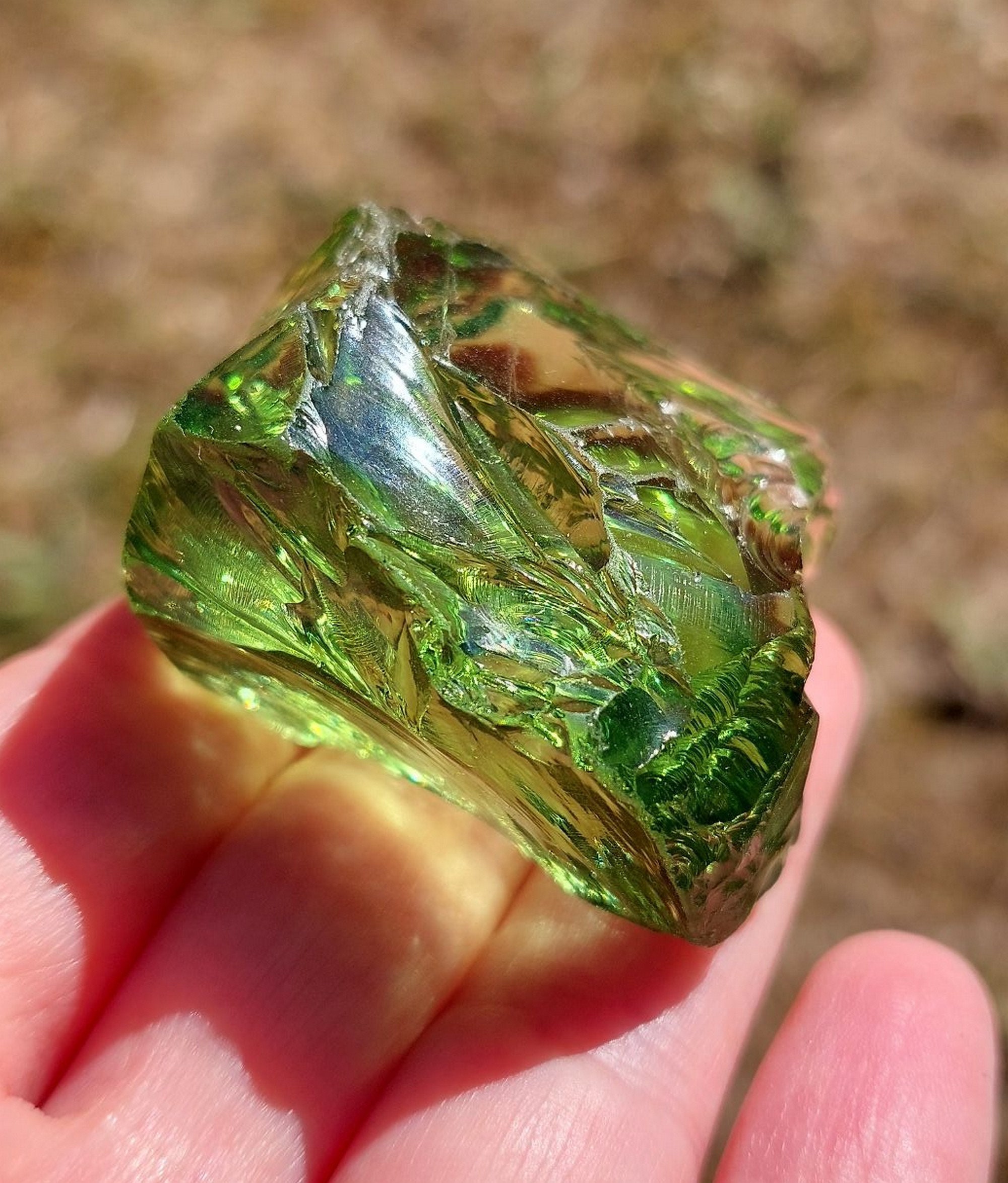 Andara Olive Green Crystal 50 Gr Earth Gaia Reliance Heart of Light ...