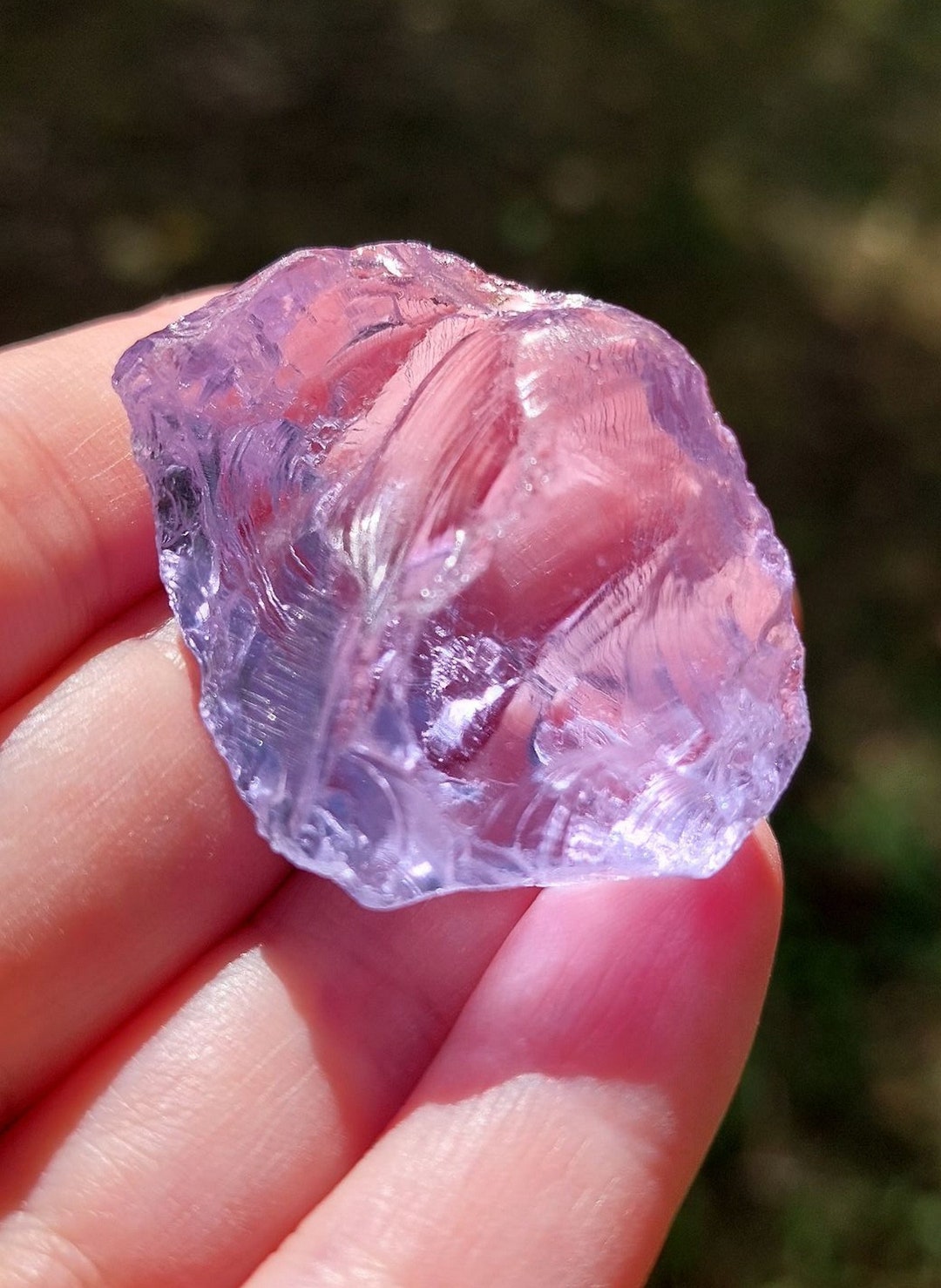 Andara Purple Mauve Crystal Feminine Priestess Intuition Mediumship ...