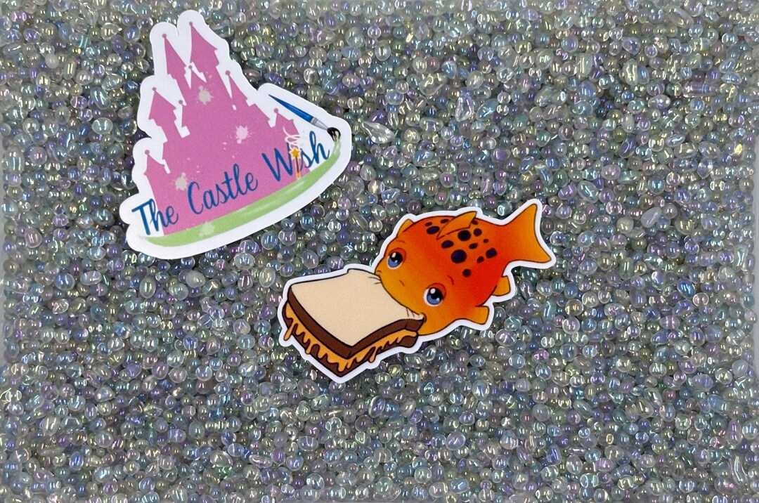 Tropical Pudgy Fish With Sandwich Vinyl Sticker - Etsy