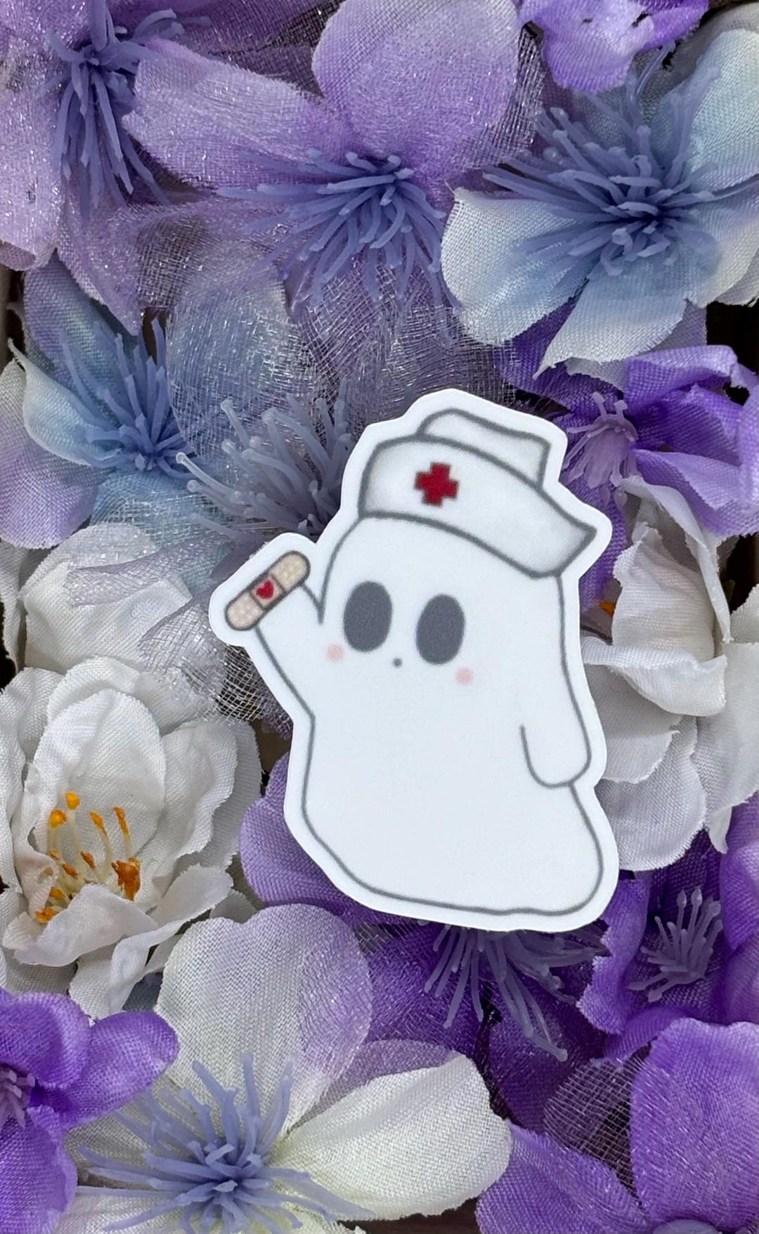 Ghost Nurse Sticker - Etsy
