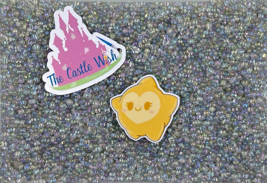 Cute Wishing Star Vinyl Sticker - Etsy