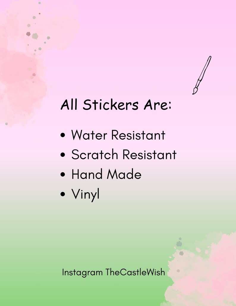 Cute Wishing Star Vinyl Sticker - Etsy