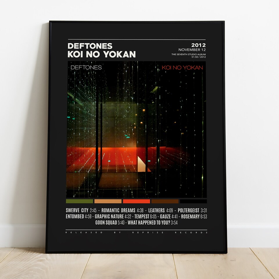 Deftones Posters / Koi No Yokan Poster, Album Cover Premium Matte ...