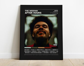 The Weeknd Wall Art | Etsy