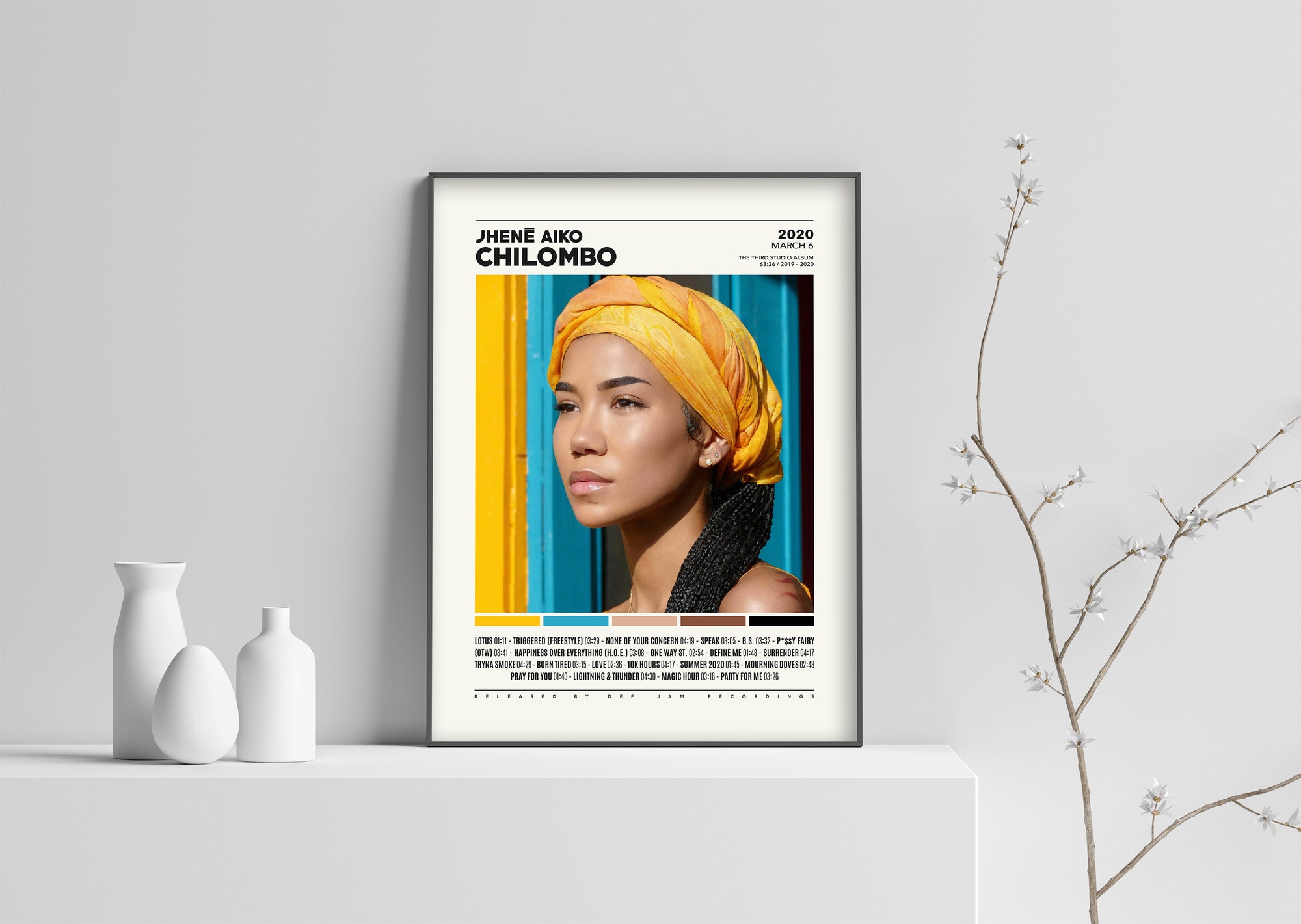 Jhene Aiko Poster / Jhene Aiko Chilombo Poster