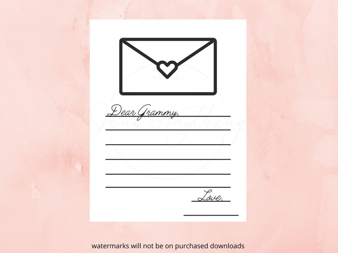 All About My Grammy, Grammy Mothers Day Packet, Grandma Gift, All About ...
