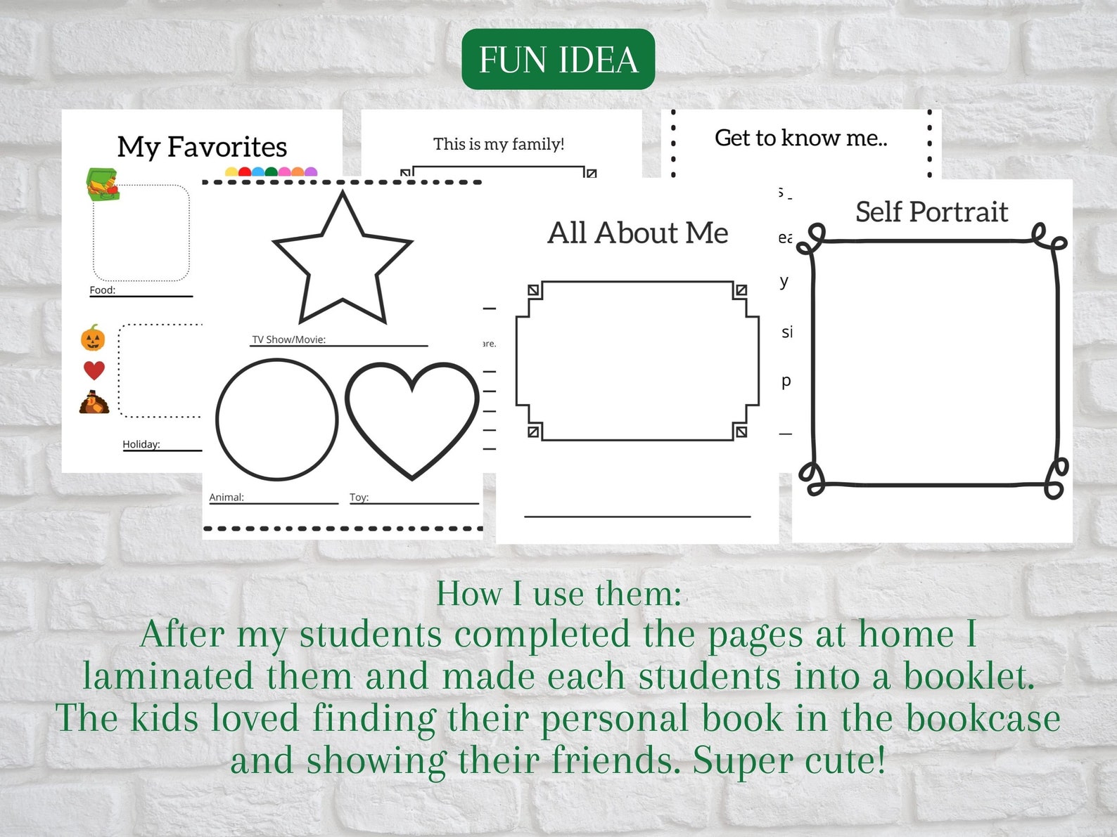 All About Me Packet, Get to Know Me, Classroom, Back to School ...