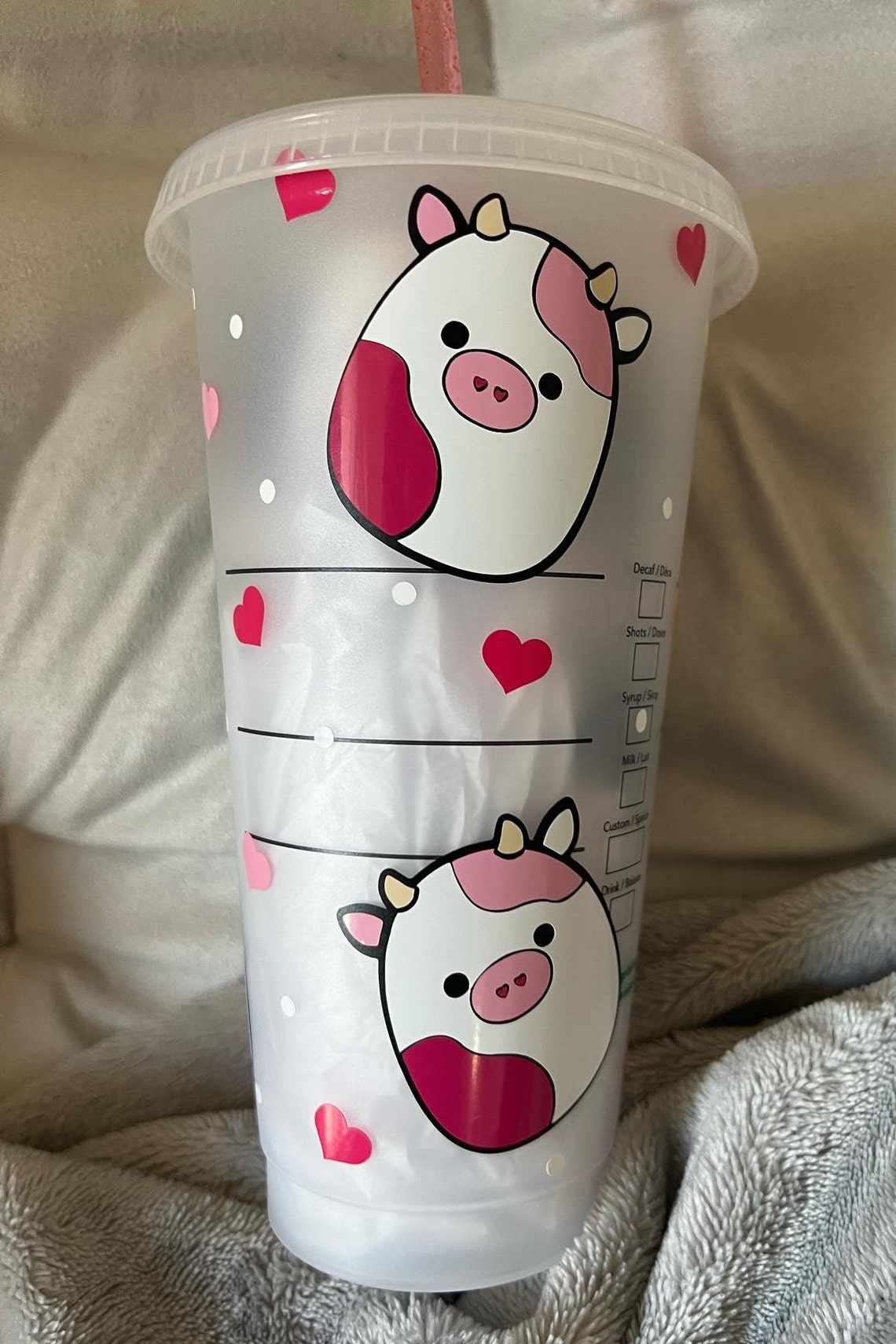 Caedyn Squishmallow Starbucks Cold Cup - Etsy