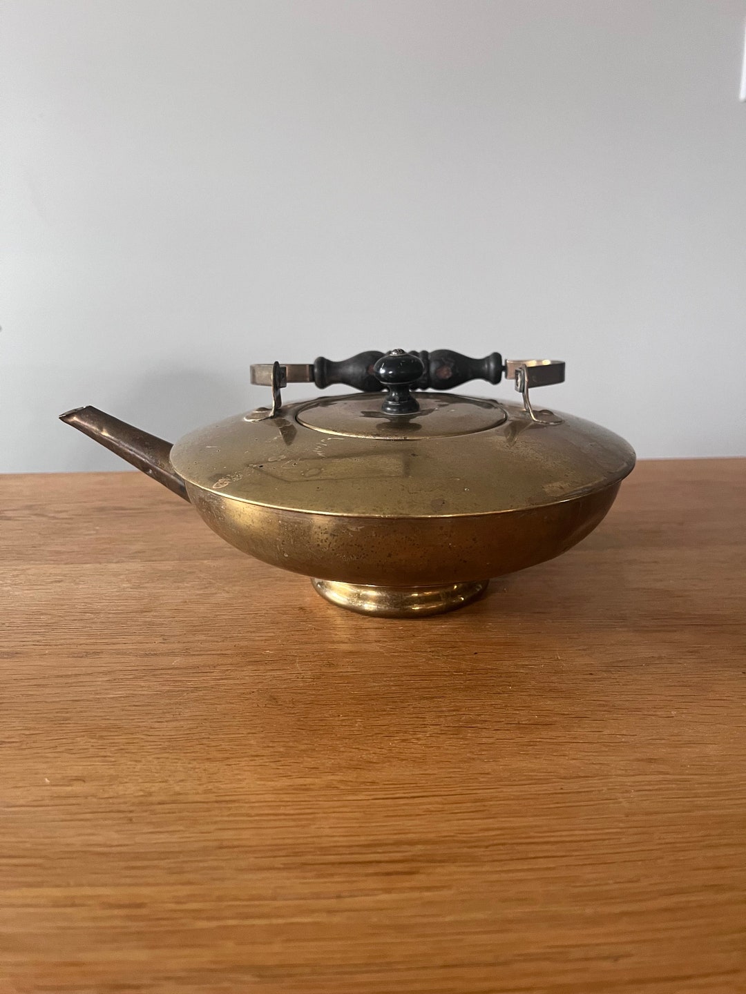 Antique Brass Spirit Kettle: S&C Sternau, 1800s Tea Pot - Etsy