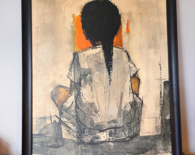 Christian Bjorn Larsen "kristina" Art Print - Mid Century Modern Framed ...