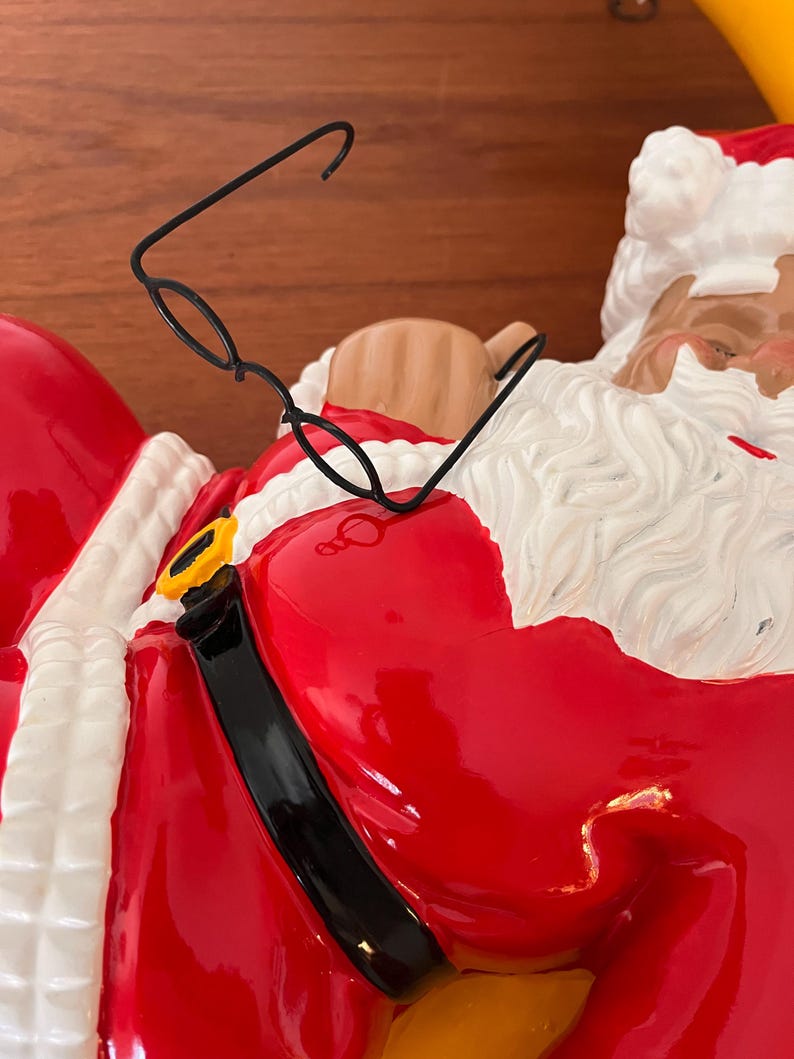 Barcana Santa - Sleeping Santa on the Moon - Holiday Collectible ...