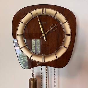 Vintage Forestville Wall Clock Made in Germany Mechanical Clock ...