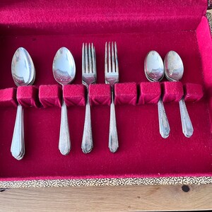 Vintage Boxed EPNS Silver Plated Flatware Set - Service for 6 ...