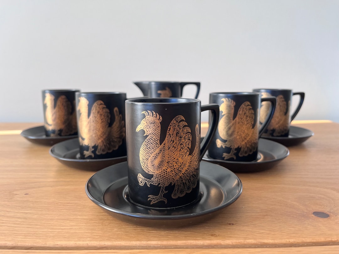 Portmeirion Pottery - Phoenix by John Cuffley - Cups and Saucers ...