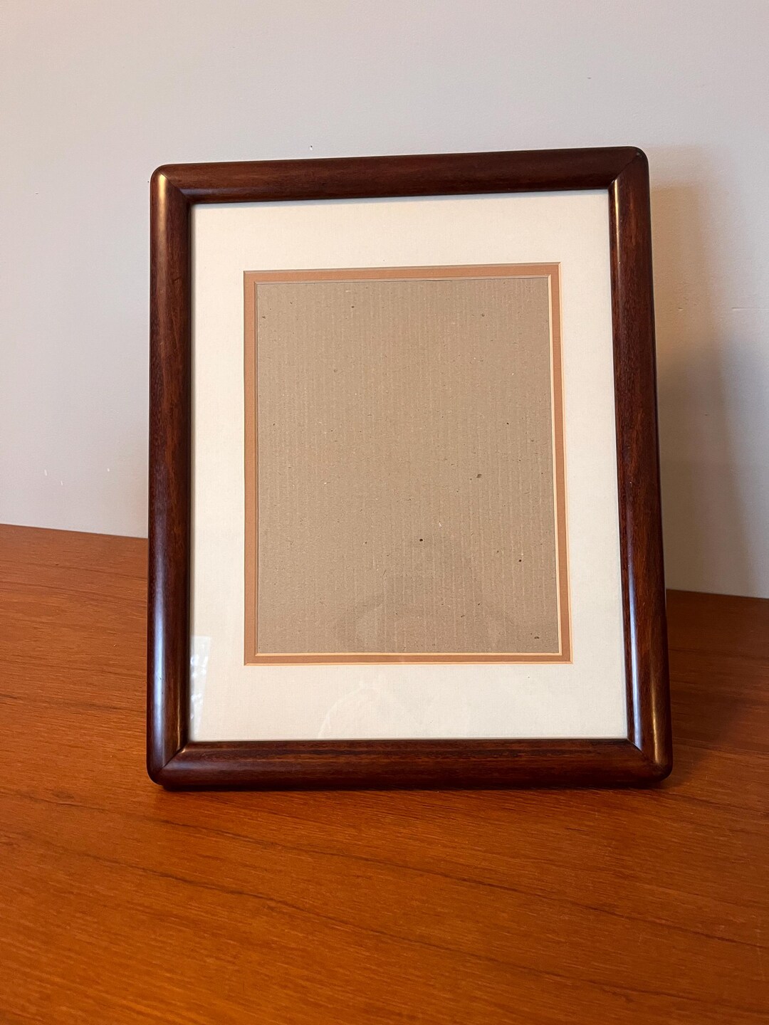 Rosewood Photo Frame - Easel Back - Table Top or Wall Hanging - 8x10 ...