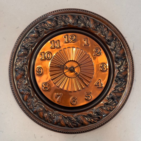 Copper Clock - Etsy