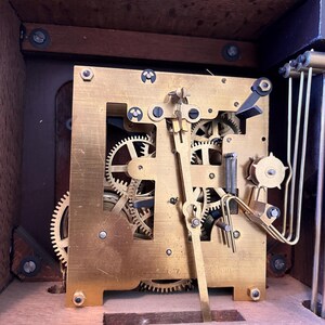 Vintage Forestville Wall Clock Made in Germany Mechanical Clock ...