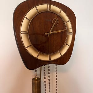 Vintage Forestville Wall Clock Made in Germany Mechanical Clock ...