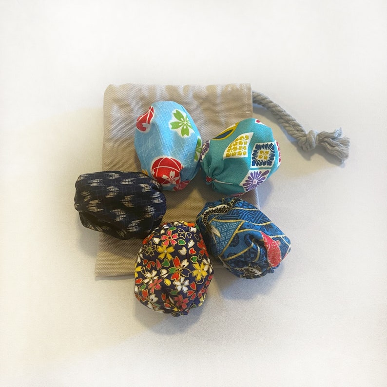 Otedama Set / Otedama Japanese Juggling Ball Game of Jacks - Etsy