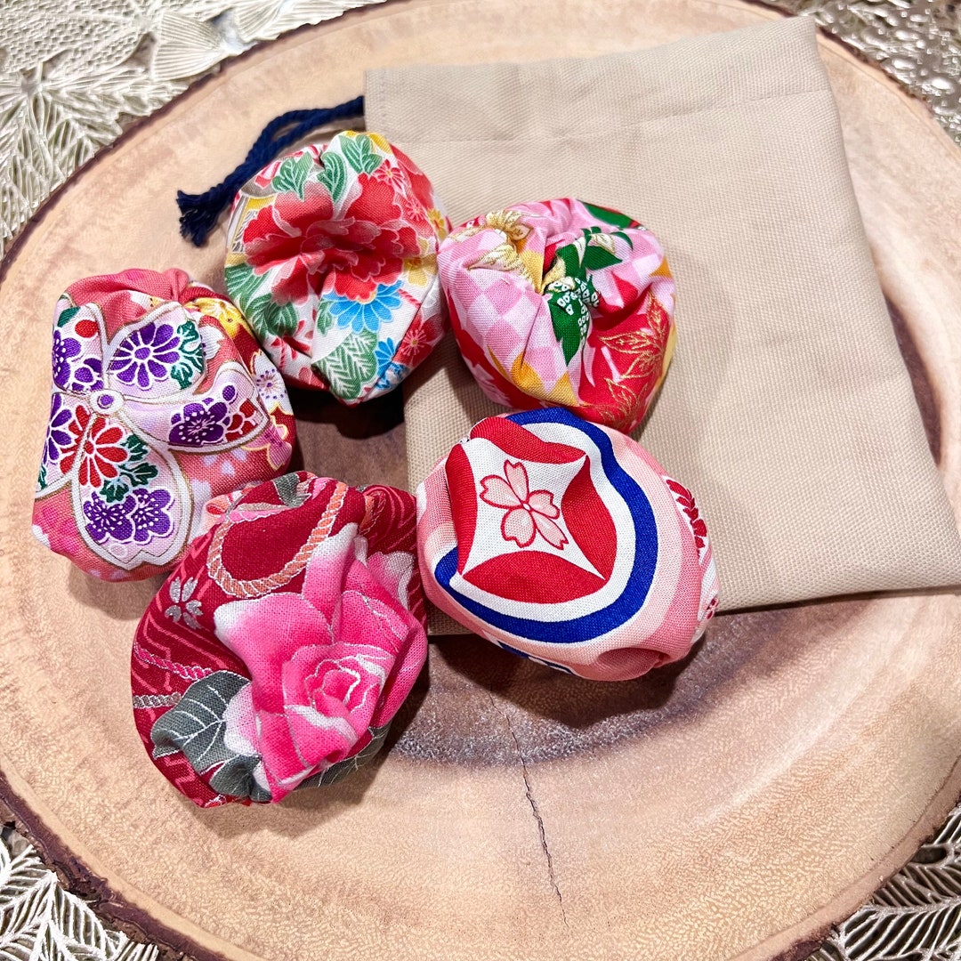 Otedama Set / Otedama Japanese Juggling Ball , Game of Jacks, Mini ...