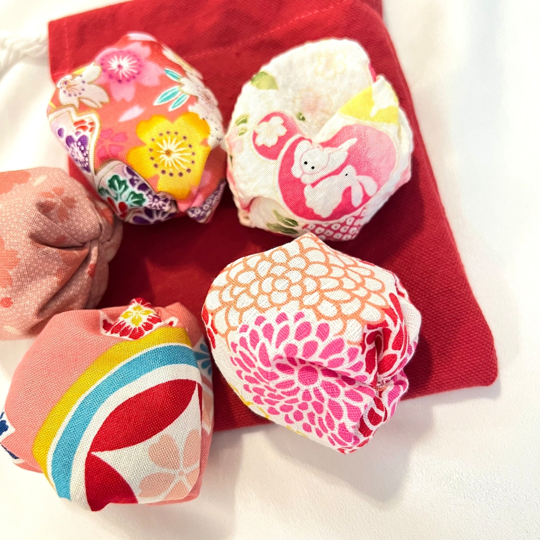 Sakura Special Otedama Set / Otedama Japanese Juggling Ball - Etsy