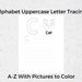Uppercase Alphabet ABC Tracing Worksheets Coloring Pages Handwriting 26 ...