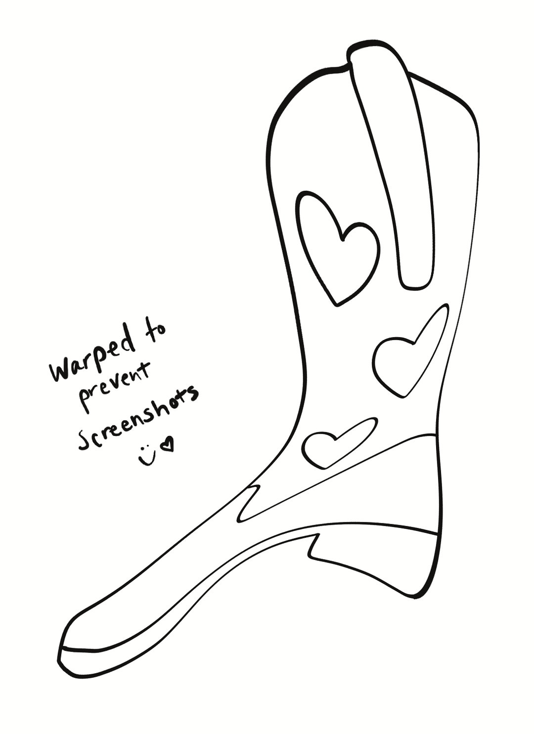 Punch Needle Cow Boy Boot Template - Etsy