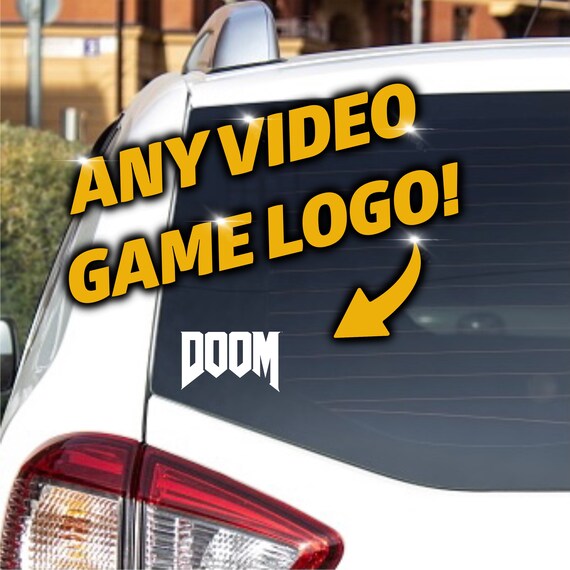 Choose ANY Video Game GAMING LOGO Custom Made-to-order Vinyl - Etsy