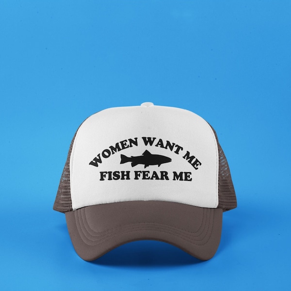 Women Fear Me Fish Fear Me Hat - Etsy