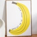Stringy Bits | Banana Poster, Funny Kitchen Art, Banana Illustration ...