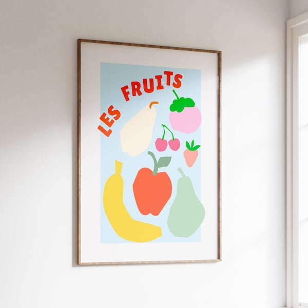 Fruit Poster - Etsy