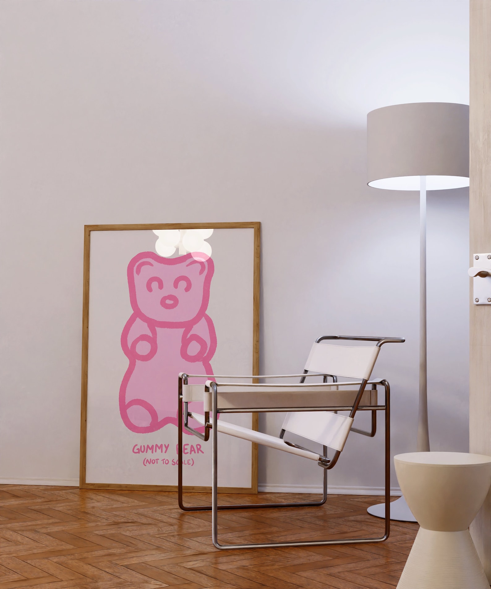 Gummy Bear Poster Pastel Wall Art Cute Candy Decor Pink - Etsy