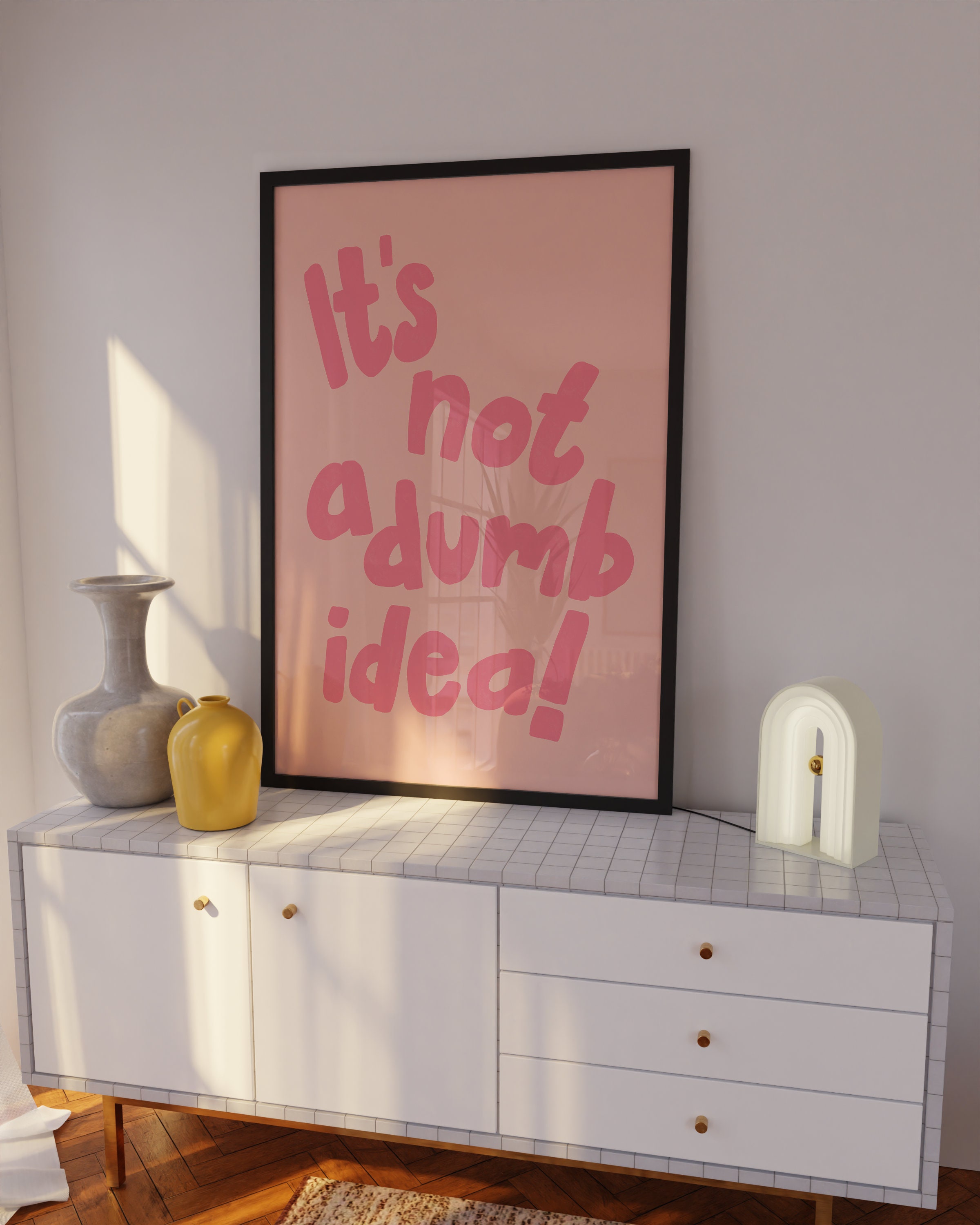 It's Not a Dumb Idea | Hand Drawn, Boho Style, Positive Art, Aesthetic ...